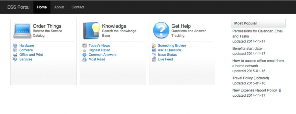 ESS Portal – ServicePortal.io