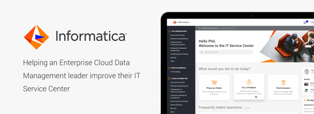 Featured Portal: Informatica – ServicePortal.io